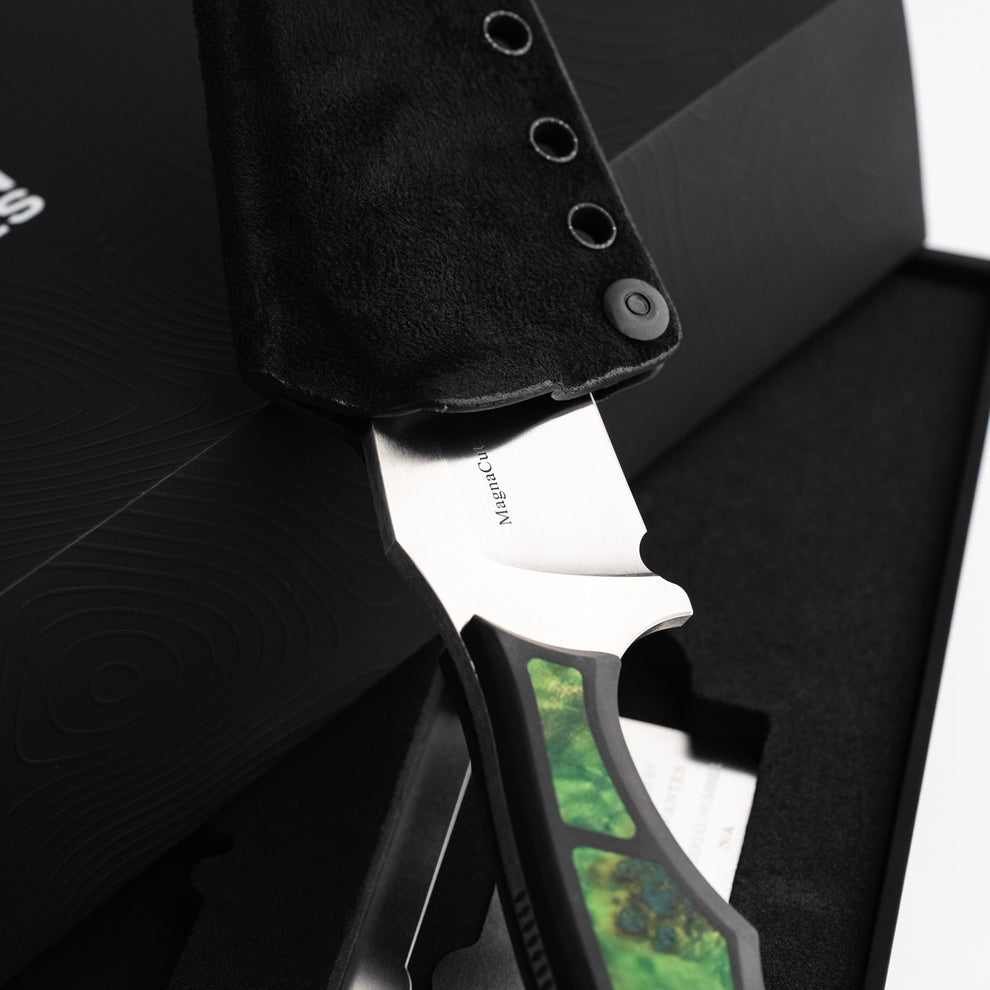 Custom Jade Maple Inlay Raider – Sangin Knives